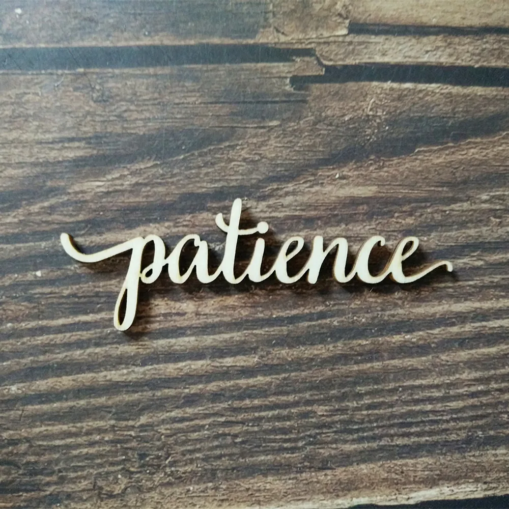 Patience Word Art