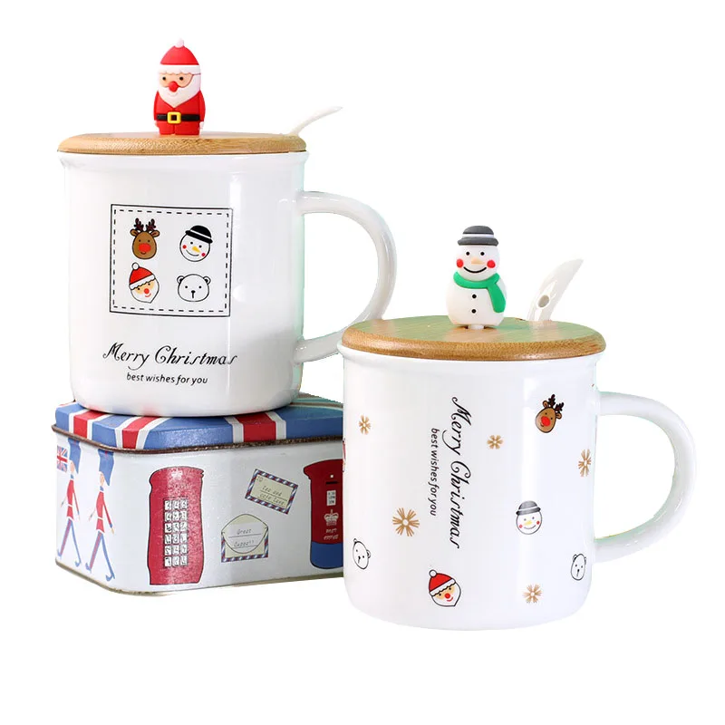 Novelty Santa Claus Coffee Mug Ceramic Creative Coffee Porcelain Tea