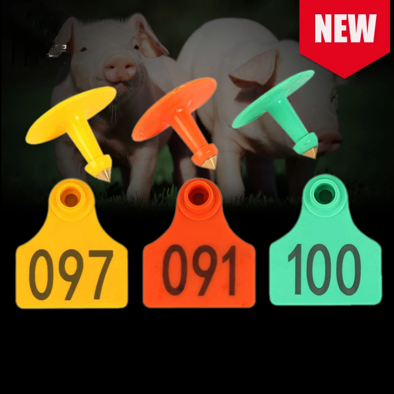 Cow Cattle Pig Sheep Livestock Use Plastic Rabbit Rfid Ear Tags Farm ...