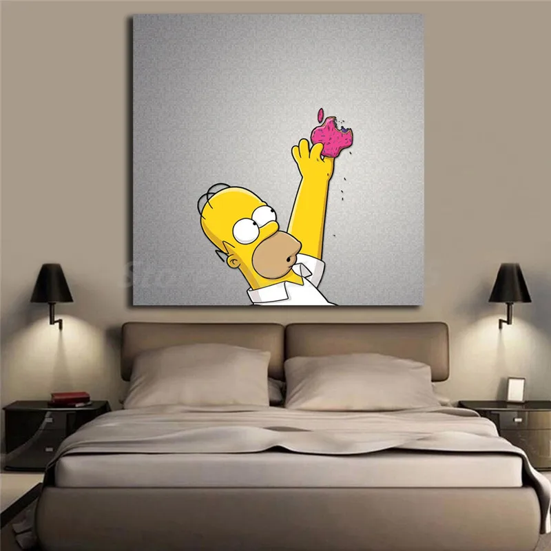 Homer Simpsoning HD Wallpaper Wall Art Canvas Posters Prints Painting ...