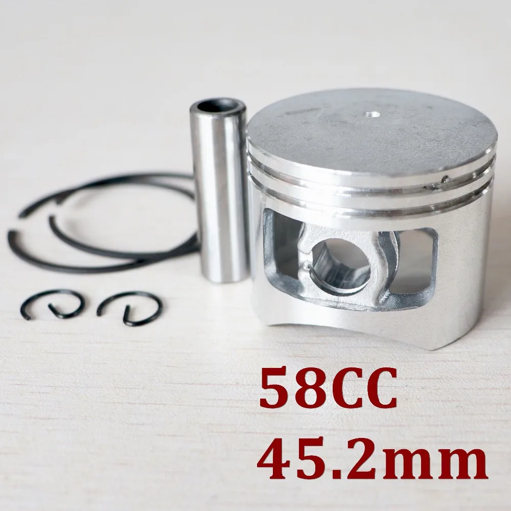 Chainsaw Piston Kit 45.2mm For Chinese 5800 58cc G5800 Gas Cylinder ...
