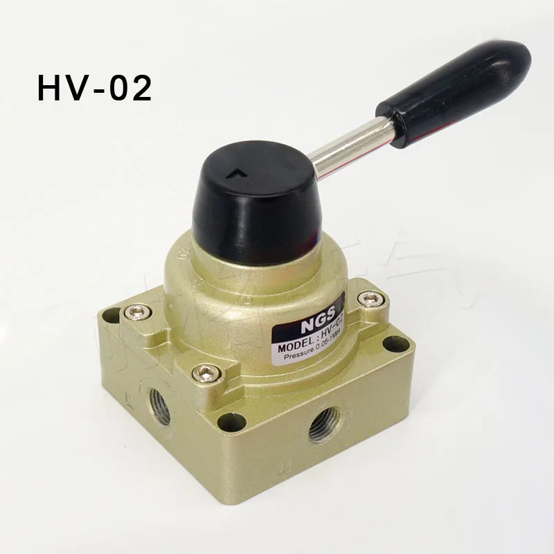 1-4-inch-Pneumatic-4-Port-3-Position-Hand-Switch-Valve-Manual-Operated ...
