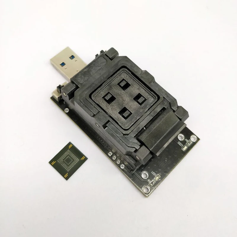 Emmc50 To Usb 30 Interface Test Socket Emmc 51 Test Adapter High Speed Hs200 For Emmc Chips