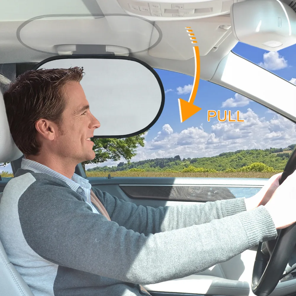 WANPOOL-Anti-Glare-Sun-Car-Interior-Roof-Handle-Sunshade-Sun-Blocker ...