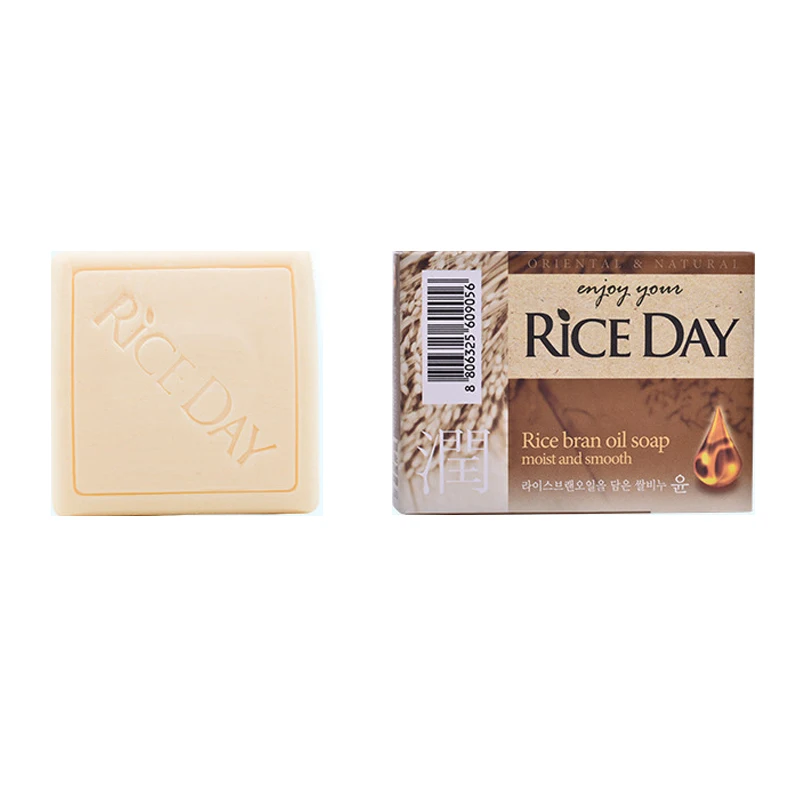 100g Rice Bran Oil Soap Rice Day Moist and Smooth Whitening Cleaning ...