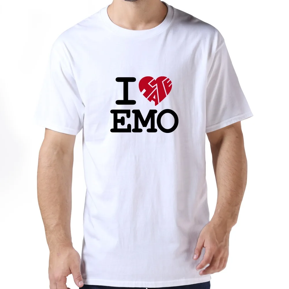 Retro fight camiseta geek I LOve Emo shirts for man's korea|shirt ...