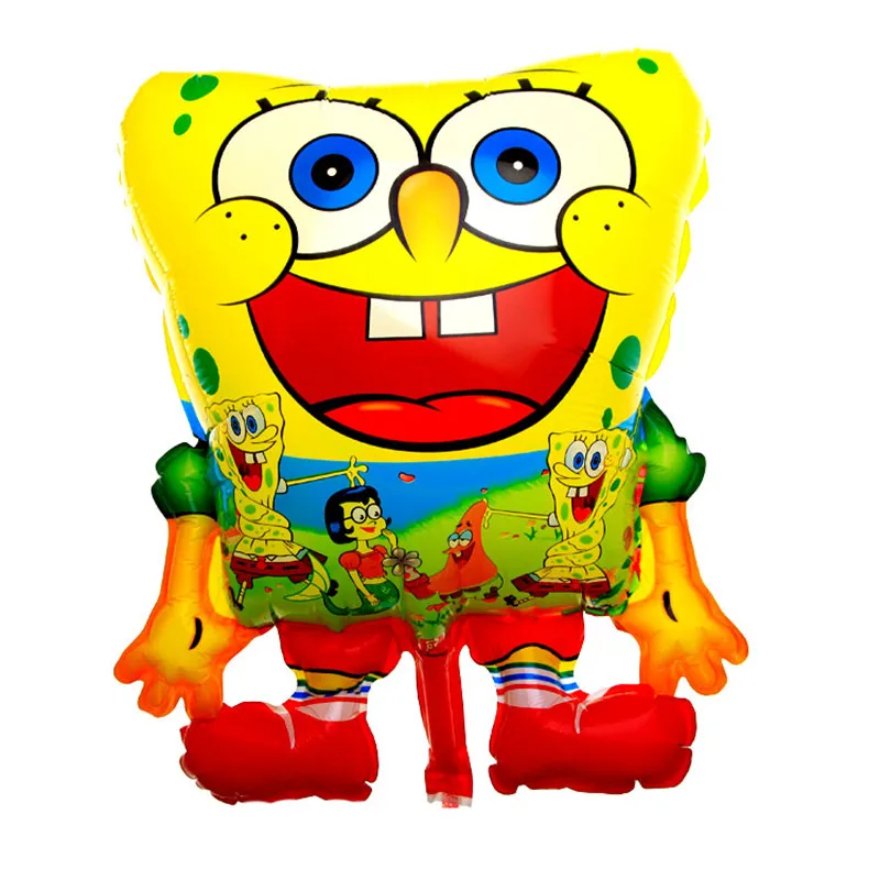 40*60cm Sponge Bob Balloons ,Yellow Cartoon Spongebob Aluminum Party ...