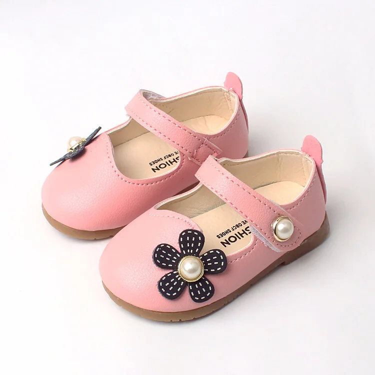 2018 New Children's School Walking Spring Girls Flowers Shoes Small ...