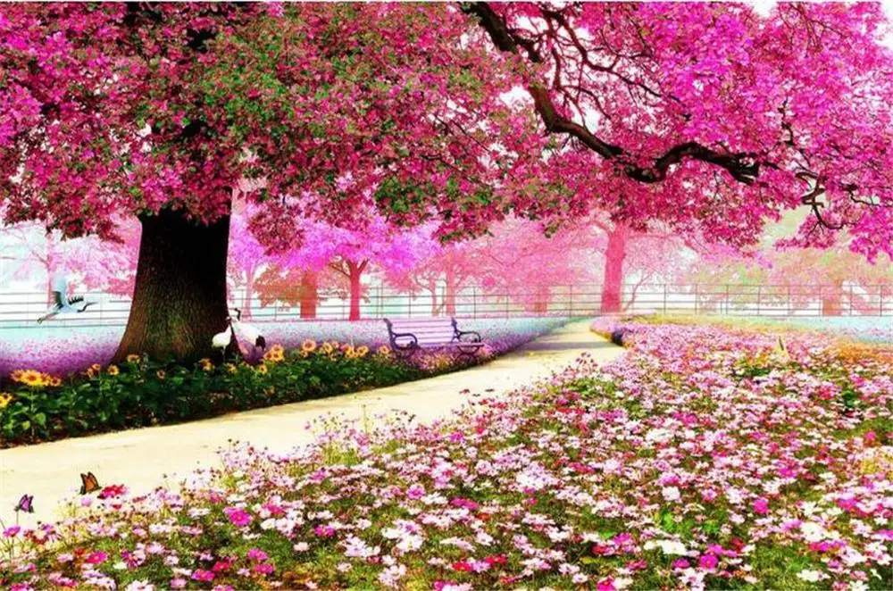 Beautiful Pink Tree Wallpaper