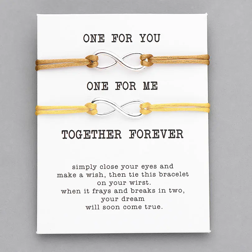 Eternity Bracelets for Couples - Couple-Bracelet-Shop.com