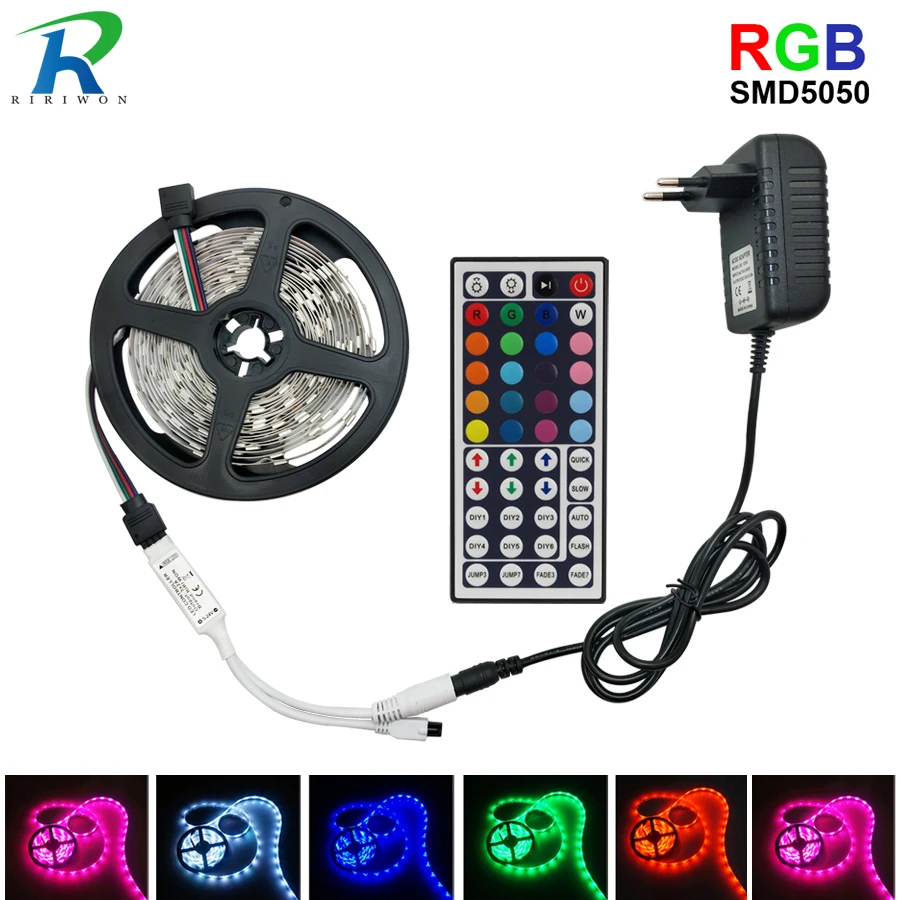 Led Strip 5m 10m 30 Leds/m Led Diode Tape 5050 Led Strip Light Rgb Led ...