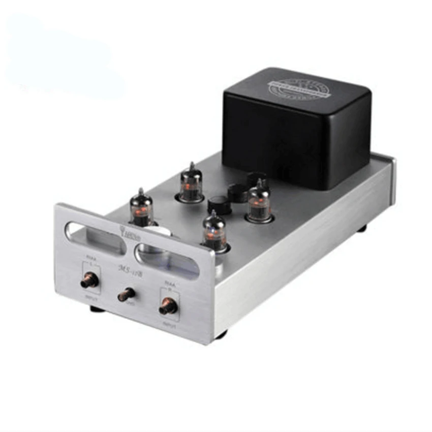 YAQIN MS-12B Tube Phono Stage Pre-AMP MM RIAA Turntable HiFi Stereo ...