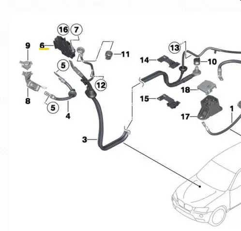 61149227458 61149326204 b + distribuidor frontal para x3 f25 x4 f26 ...