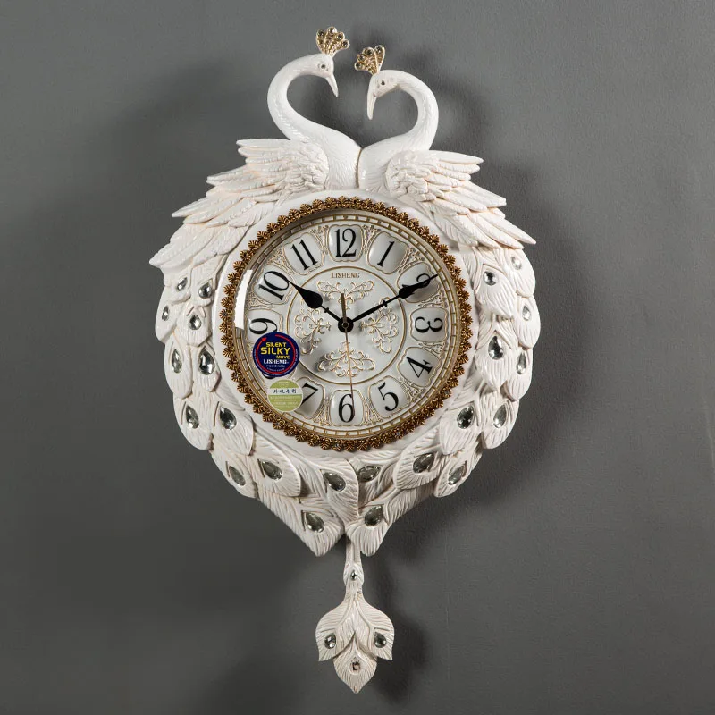 Reloj de pared de 16 pulgadas estilo Pastoral aguja silenciosa ...