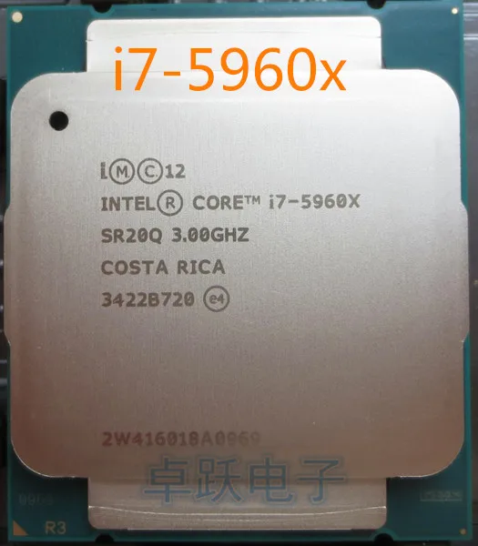 Original Intel Xeon I7-5960x Cpu 8-cores 3.00ghz 20mb 22nm Lga2011-3 I7 ...