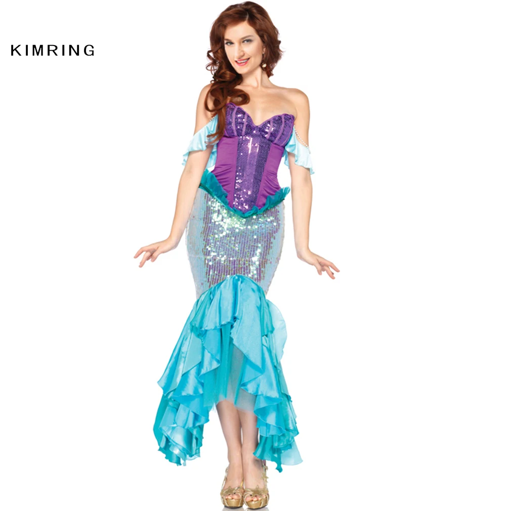 Kimring Sexy Halloween Costume Fantasia Mermaid Tail Costume Cosplay