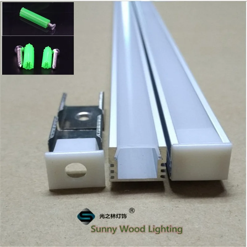 5 30pcs/lot, 40inch/pc, led aluminium profile for 8 11mm PCB board ,led ...