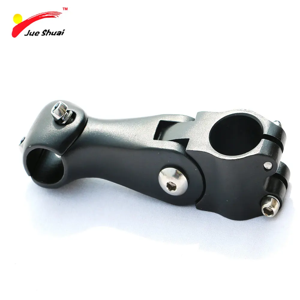 JS Black Adjustable Stem In Bicycle MTB 25.4mm16.5cm Height Mount Road ...
