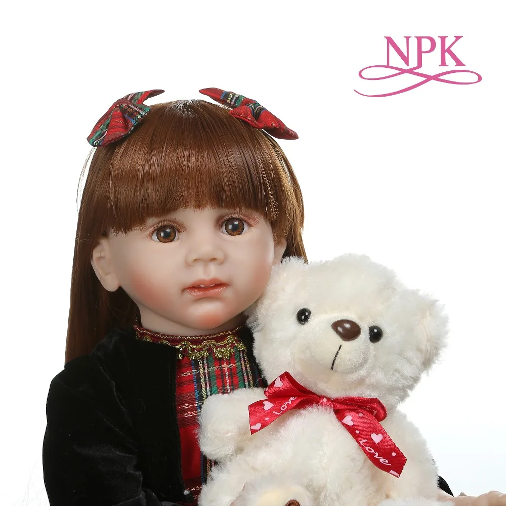 NPK 60ซม.Reborn Fridolin เด็กวัยหัดเดินเด็กผู้หญิงเหมือนจริง Bebe ...