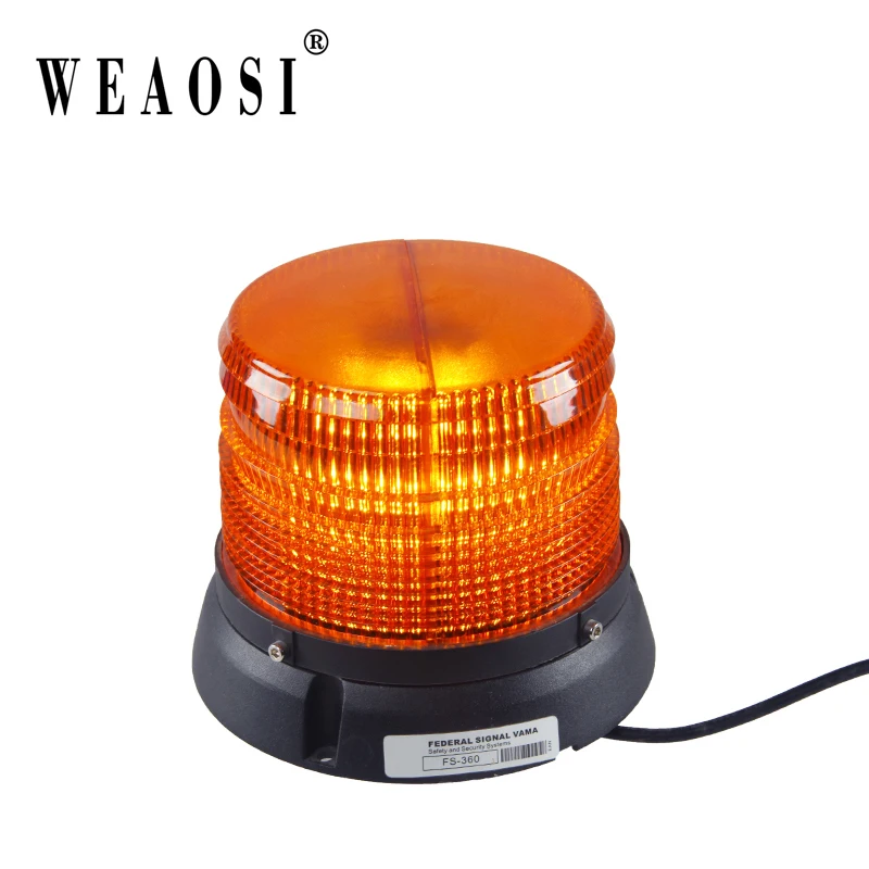 DC12V-Amber-Beacon-car-Magnetic-Mounted-Vehicle-Police-Warning-light ...