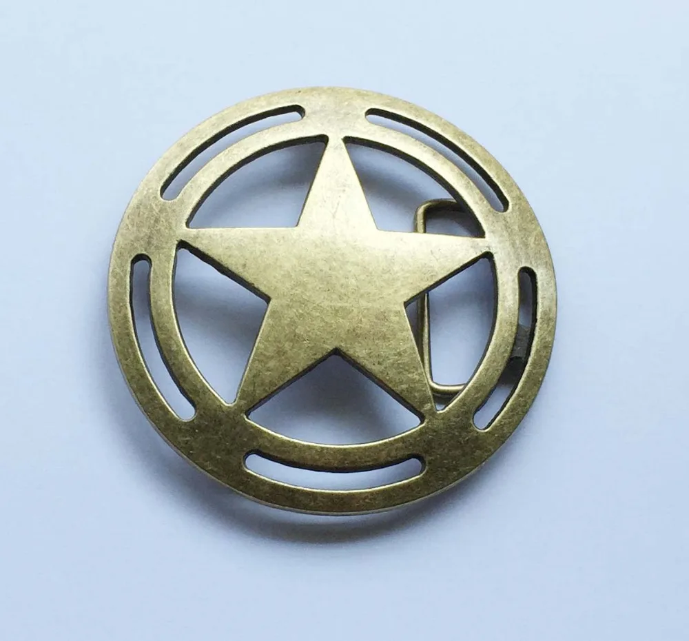 Bronze-Star-belt-buckle-SW-BY590-suitable-for-4cm-wideth-snap-on-belt ...