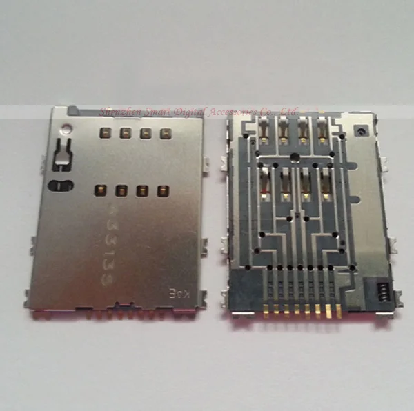 10 pcs Sim Card Reader Slot Circuitos Flex Cable Para P6200 P6800 P7100 ...