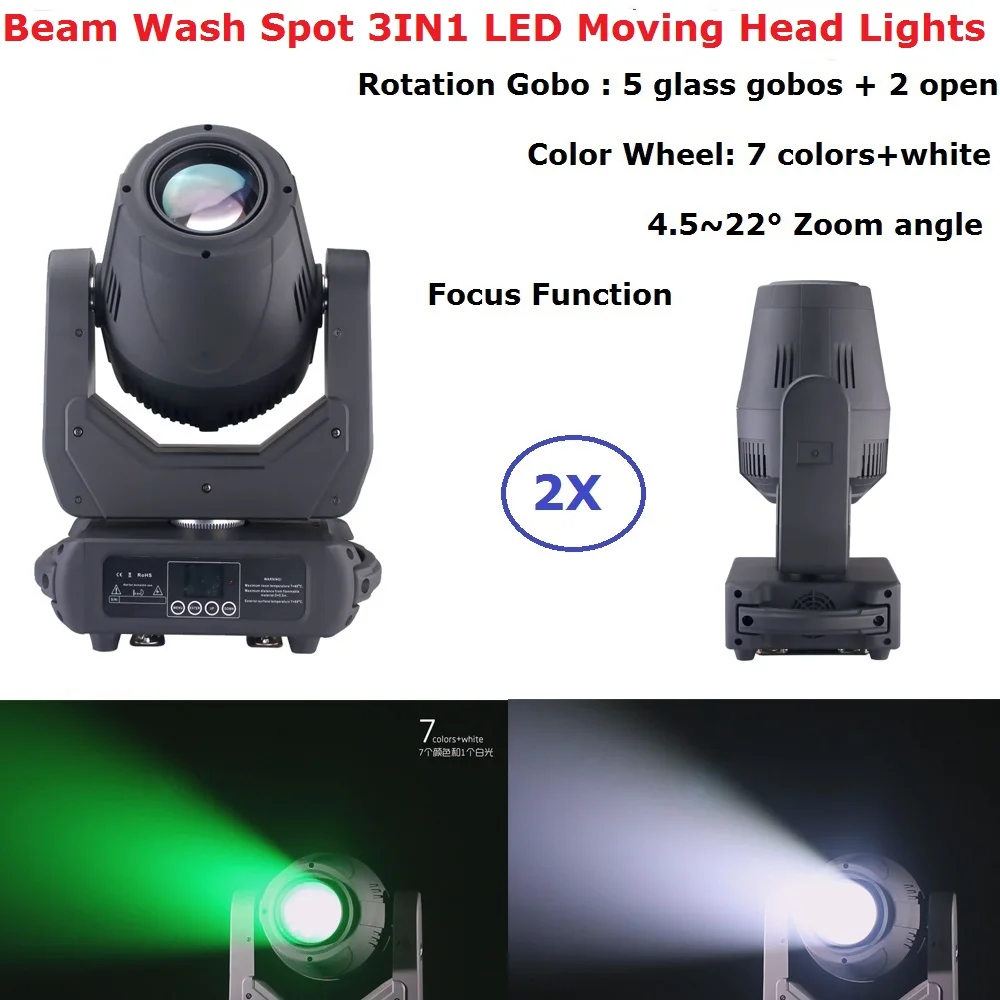 2XLot Free Shipping Professional Moving Head Lights Beam Wash Effect ...