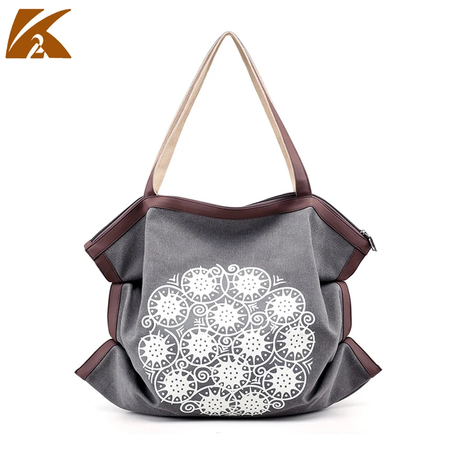 Summer Farmhouse Floral Canvas Handbags | semashow.com