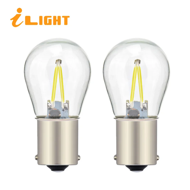 PY21W LED P21W LED 1157 Bulbs 1156 Lamp Bay15d Lights COB Car Lights ...