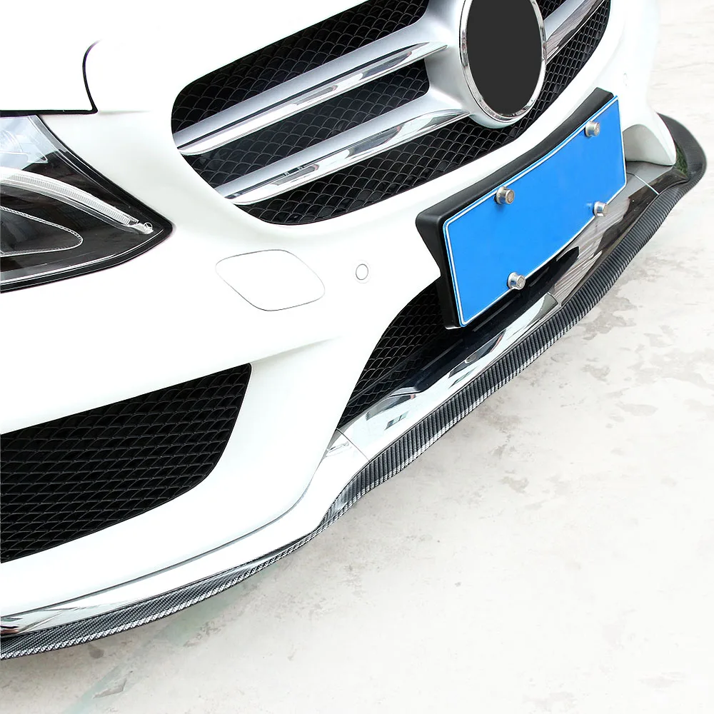 Carbon Fiber Car Front Lip Side Skirt Body Trim Bumper For Volkswagen ...