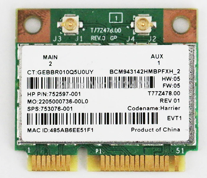 Original NEW Original Wireless Card Wifi + 4.0 for Bluetooth For ...