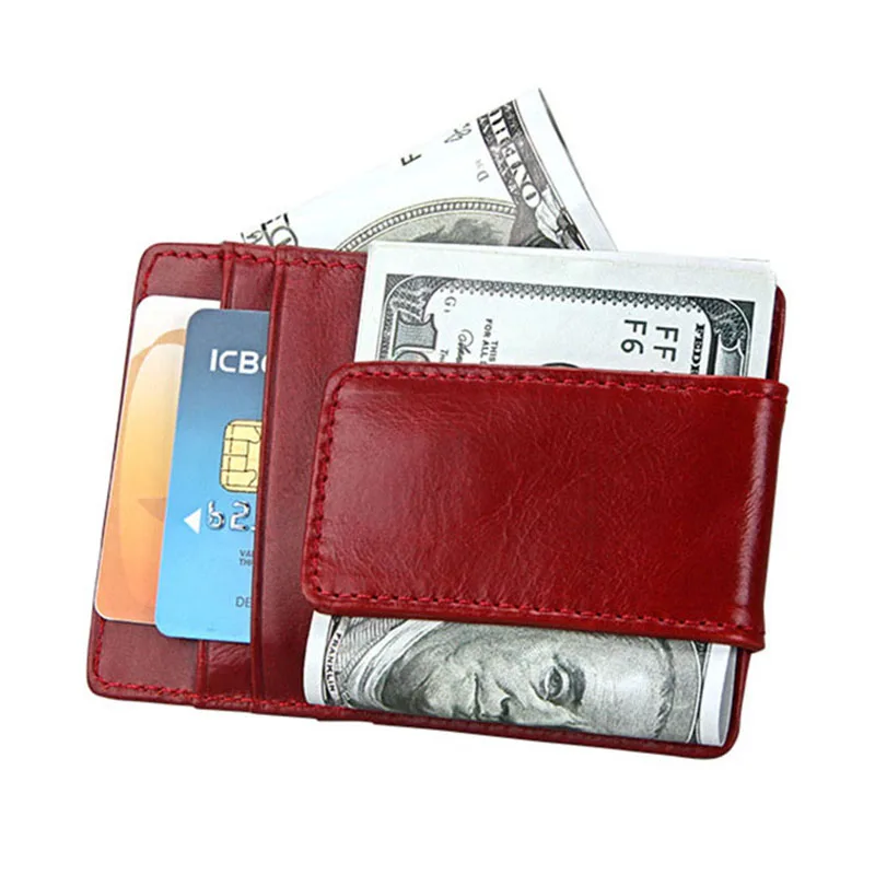 Red Leather Men's Wallet | semashow.com