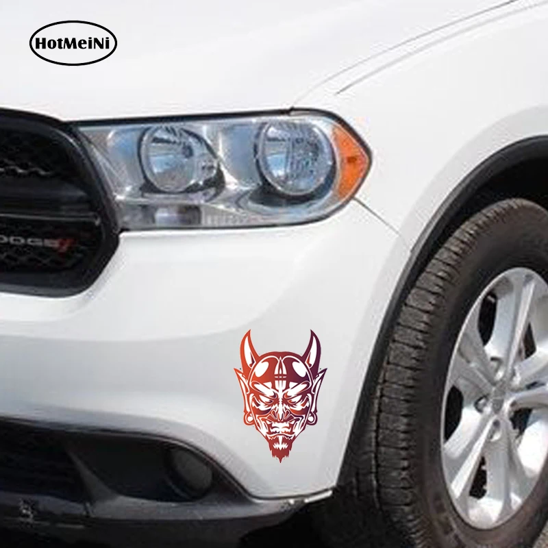 HotMeiNi 3.5"X5" Devil Satan Face Evil Demon Lucifer 666 Car Bumper ...