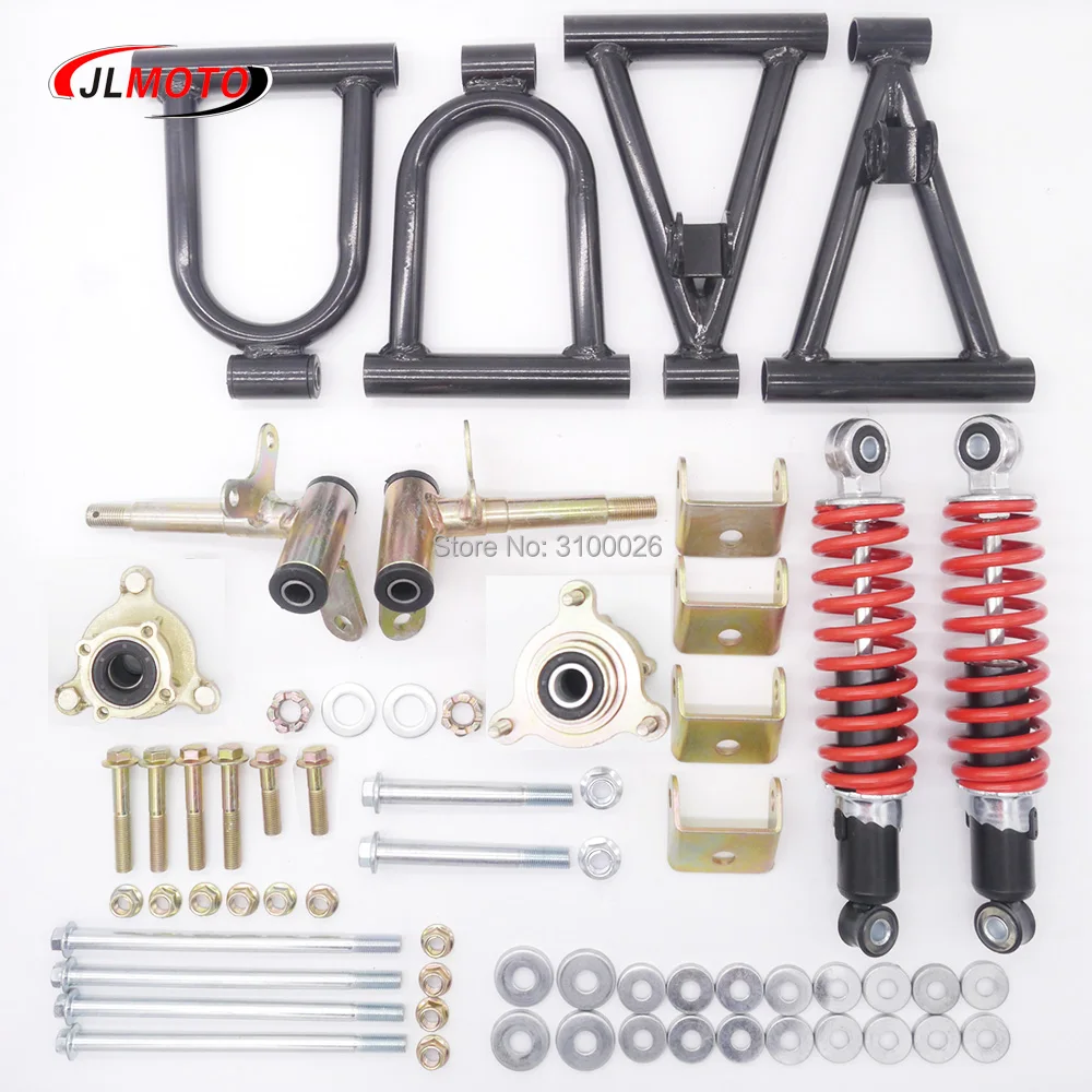1Set 3 Stud Suspension Swing Arm Upper/Lower A Arm Steering Knuckle ...