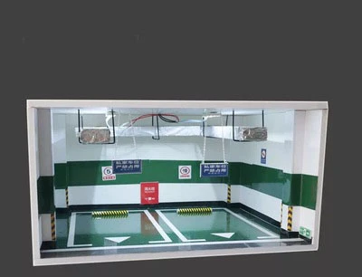 Diecast Cars, Trucks & Vans Miniature 1:24 Scale Scenery Parking Lot ...