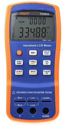 TH2822C medidor de LCR portátil cuenta/precisión 0.25%/100Hz,120Hz,1kHz,10kHz,100kHz|meter wire ...