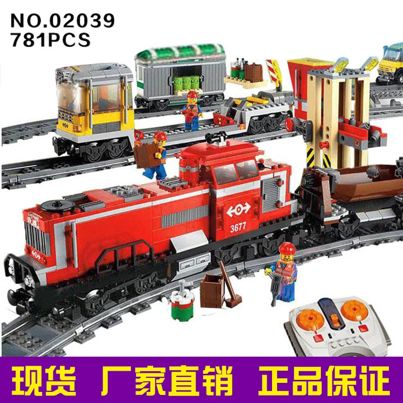 Techniques Red Cargo Train Set LEPIN 02039 898Pcs New City Series ...