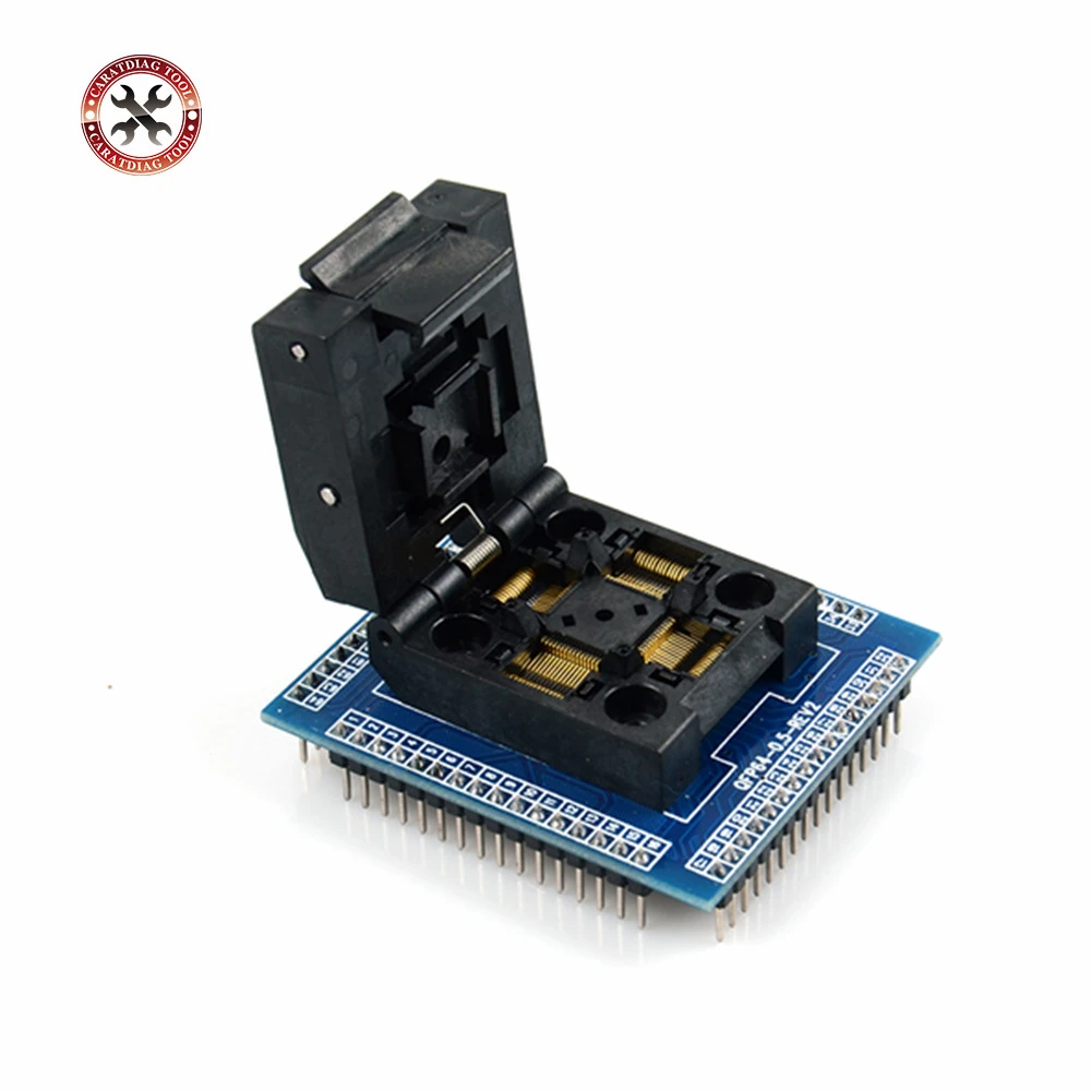 NEW QFP64 TQFP64 LQFP64 socket adapter IC test socket burning 0.5m ...