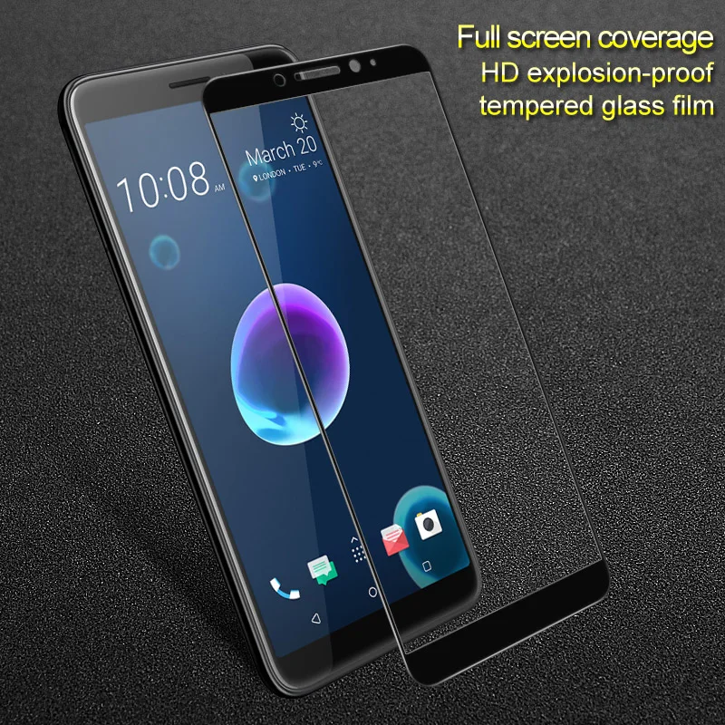 Imak Full screen tempered glass protective film For HTC Desire 12 Glass ...