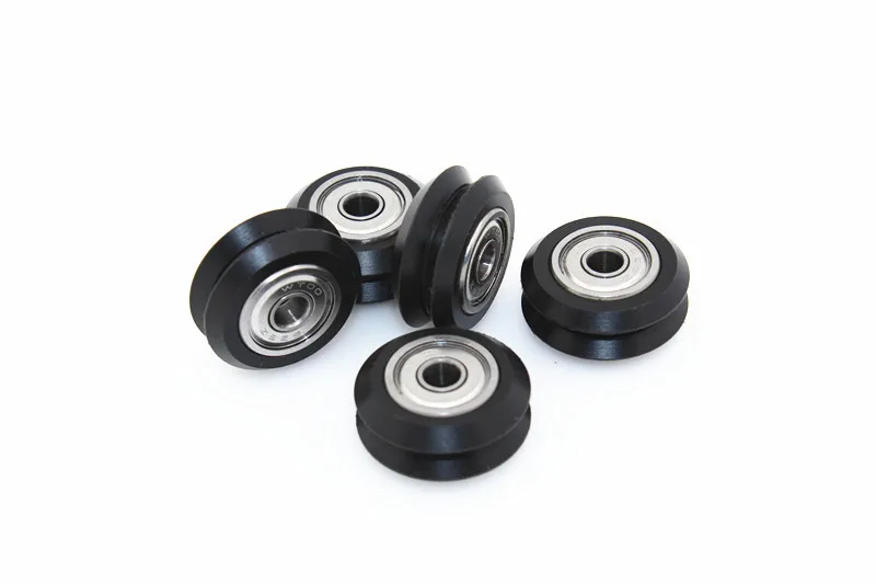 10pcs High Tolerance Cnc Solid V Wheel Kit For V-slot Delrin Precise Linear Guide Pom V Slot ...