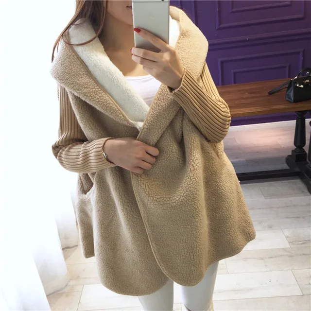 2016 Autumn And Winter New Pattern Korean Loose Coat Fashion Hooded