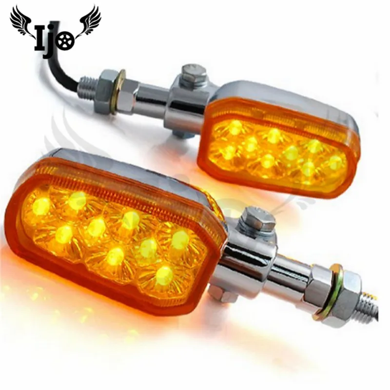 Chrome Retro Turn Signals Motorcycles Street Triple Unviersal For ...