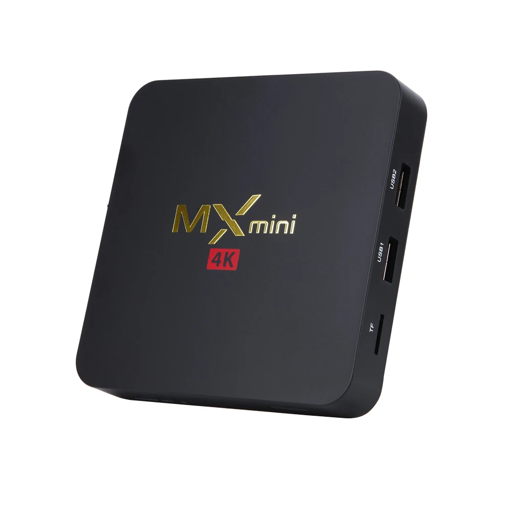 JUSHENG MX Mini Tv box Amlogic S905 1G/8G/4K Android 5.1 16 Full Loaded ...