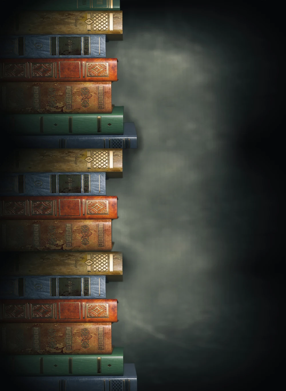 Photography backdrops Book shelf Library graduation season background ...