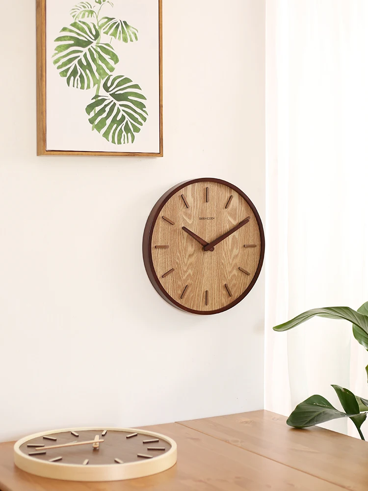 Большие деревянные настенные часы домашний декор кварцевые часы аксессуары для гостиной