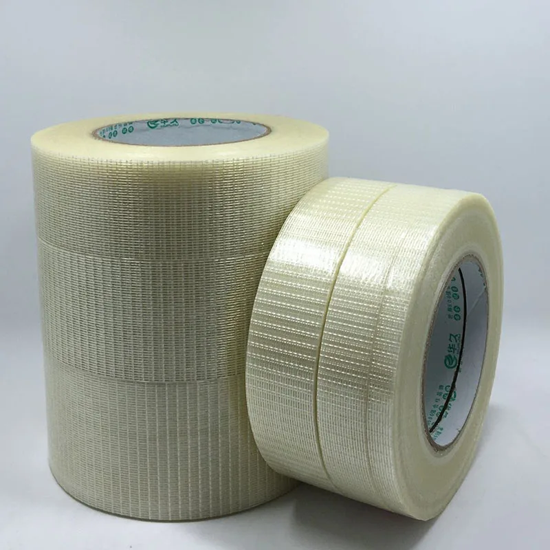 2pcs/lot 1/2/3cm Width 50meter Length Strong Fiber Strips Adhesive Tape ...