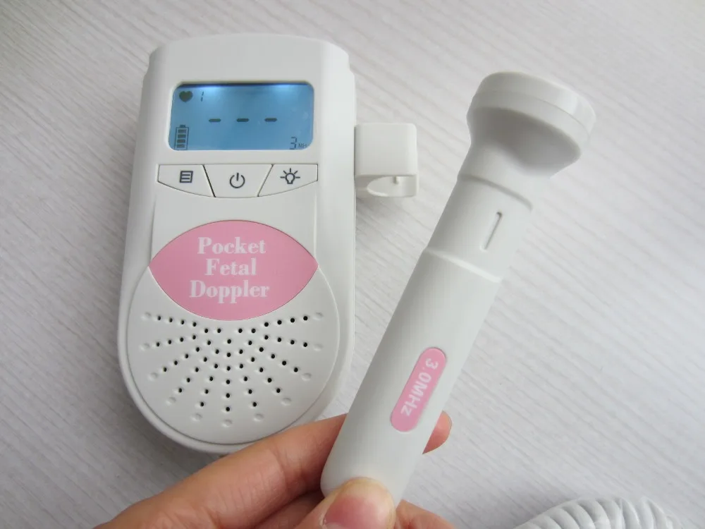 Highly Recommend Portable Large LCD display 3mhz Prenatal Baby Fetal ...