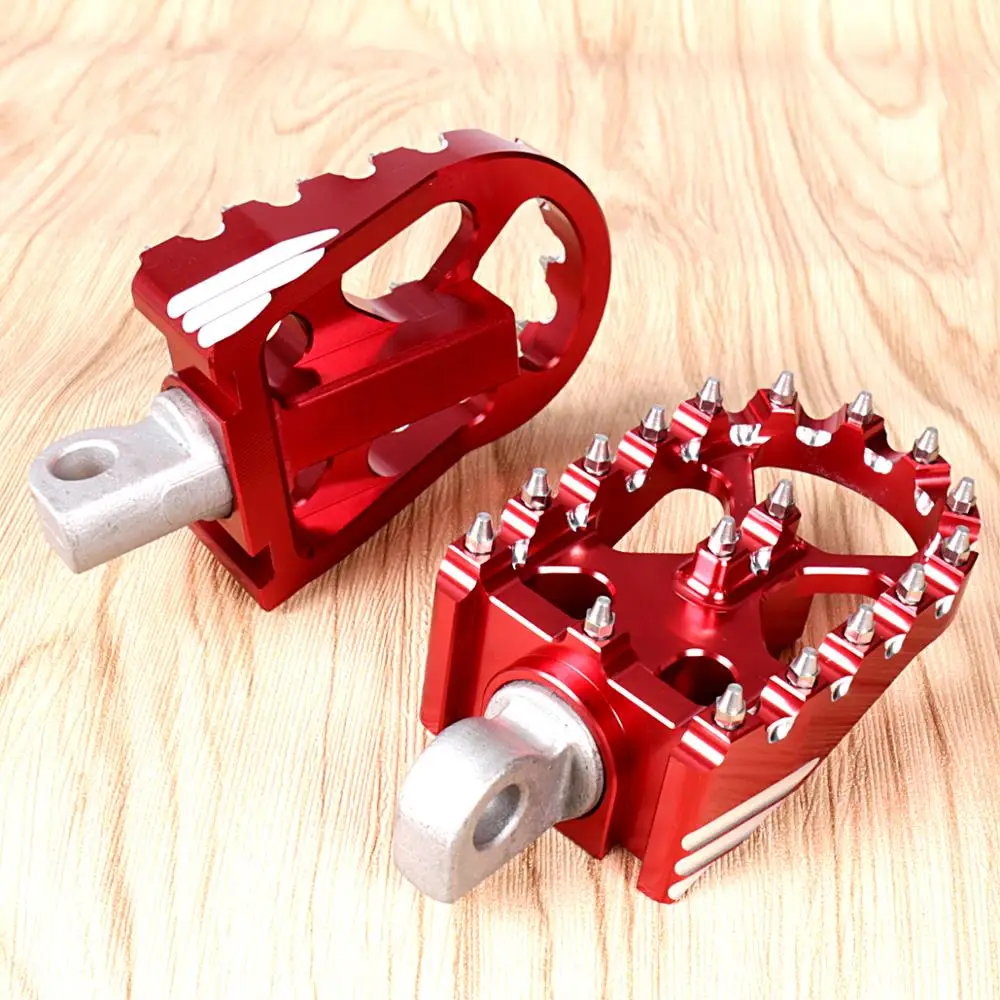 1Pair Red Rotating Footpegs Custom Chopper Foot Pegs For Harley ...