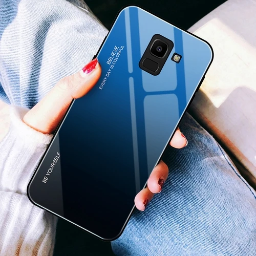 Градиентный телефонный чехол для samsung Galaxy S9 S8Plus Note 9 8 J6 J4 Plus A50S A7 A8 A6 A750 ...