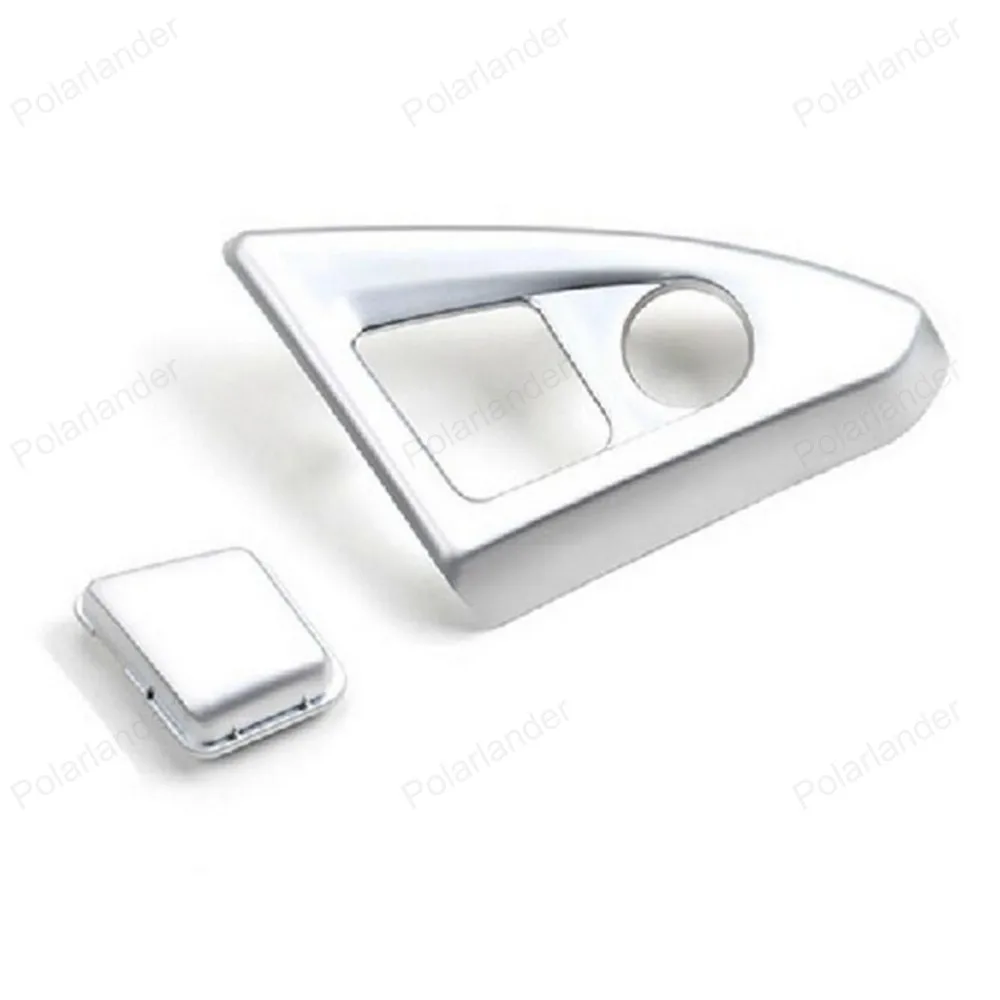 Chrome Center Console Panel Armrest Button Trim Cover Left Hand Drive ...